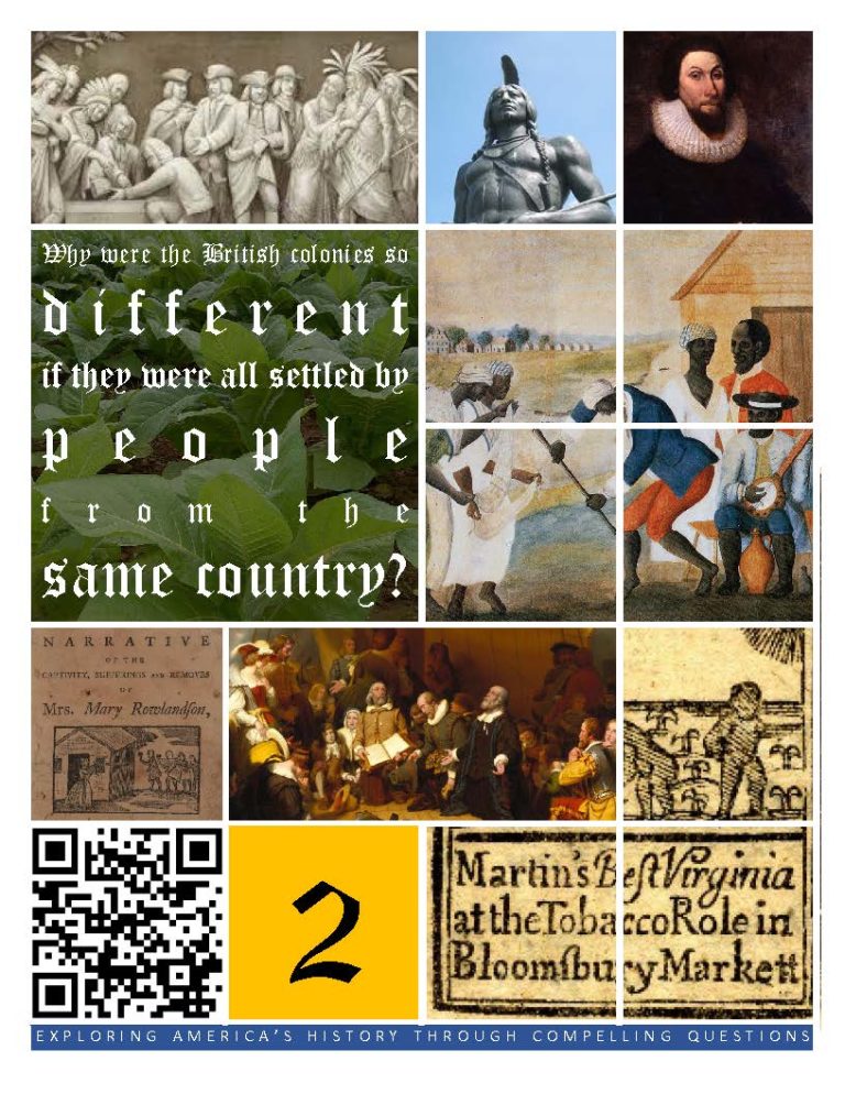 Unit 2: British America – INQUIRY HISTORY